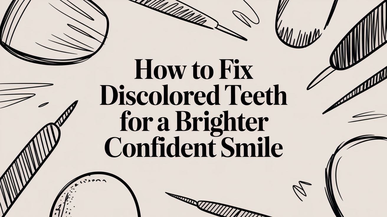 How to Fix Discolored Teeth for a Brighter Confident Smile ...