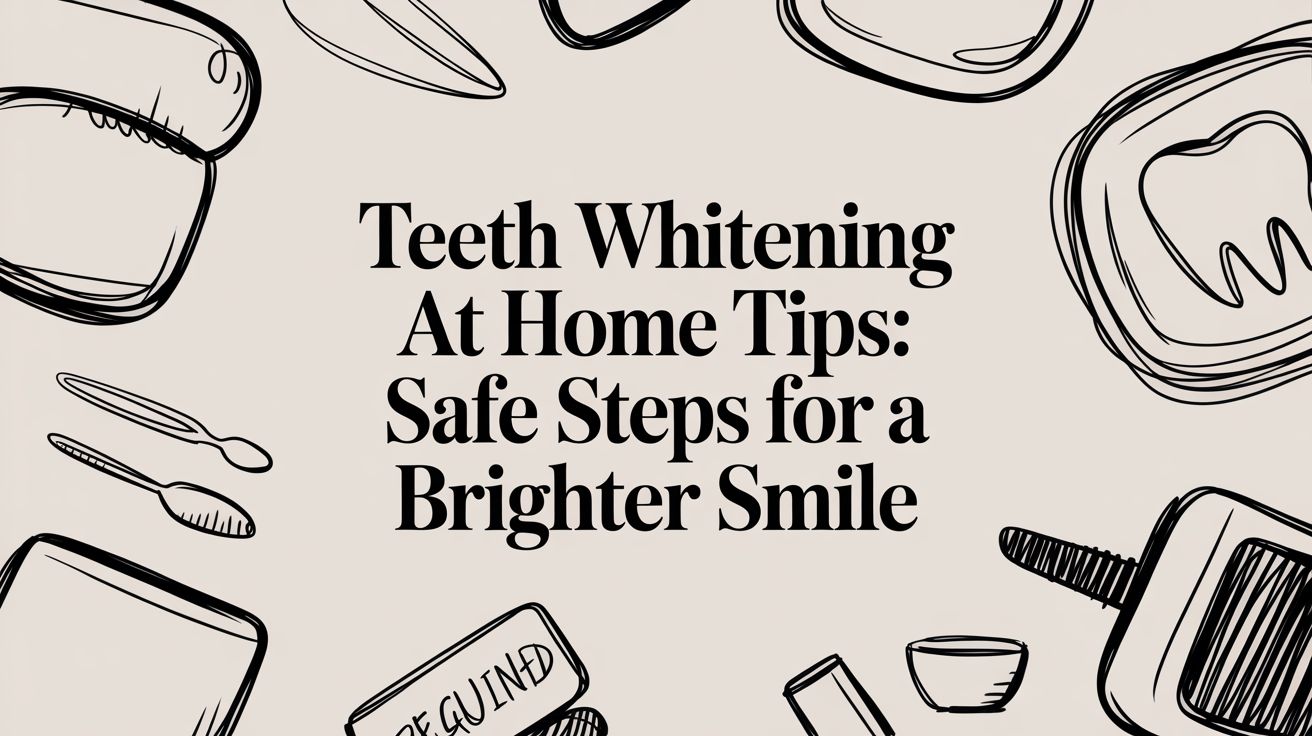 Teeth whitening at home tips: Safe steps for a brighter smile ...