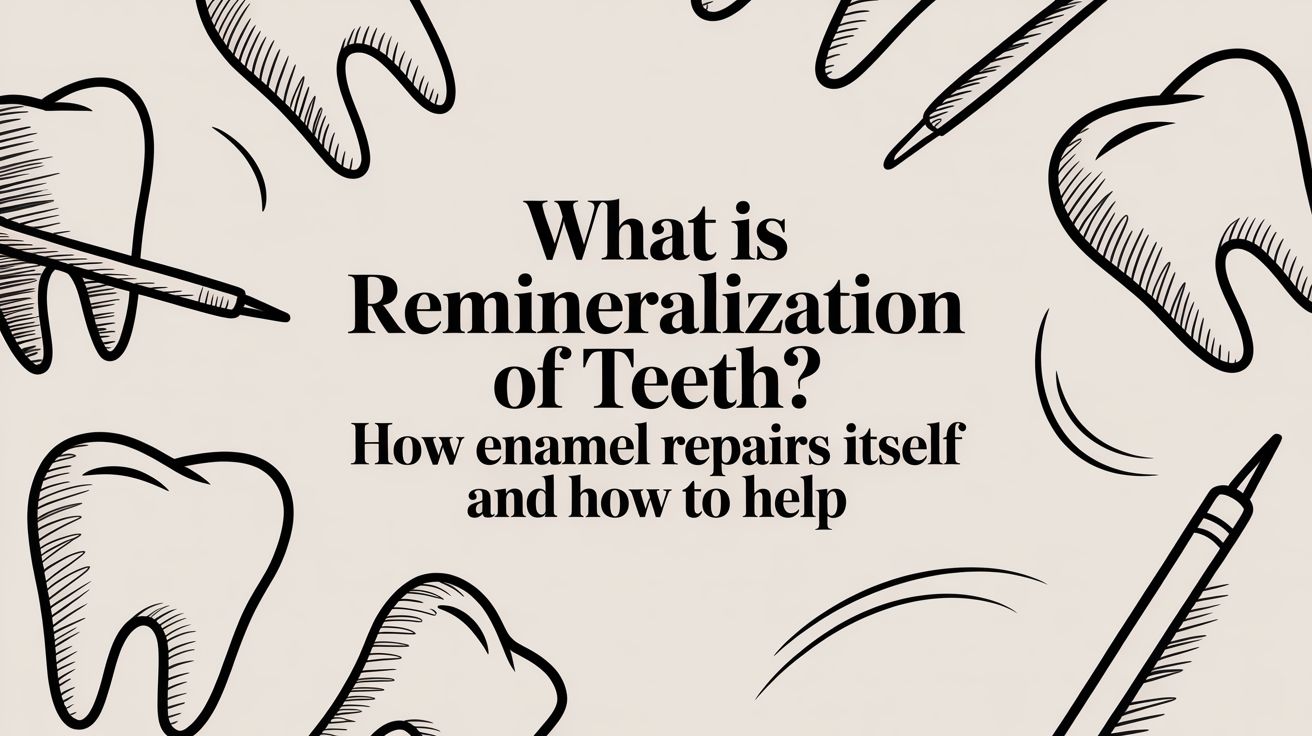 What is remineralization of teeth? How enamel repairs itself and how t ...